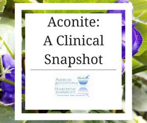 Aconite: A Clinical Snapshot - The American Association of Homeopathic ...
